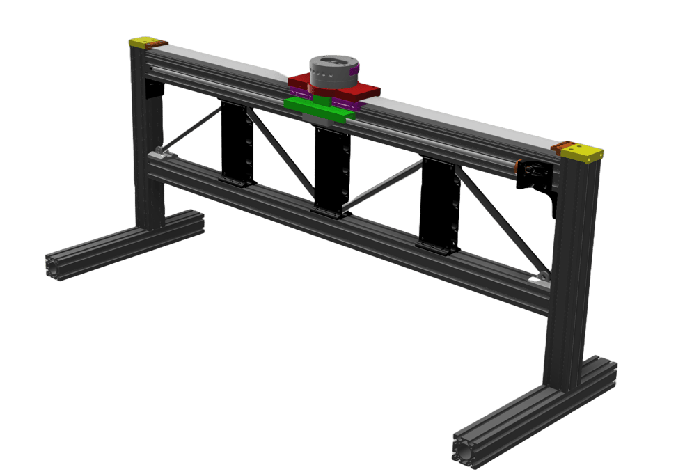 40x80 M12 Stem/HD Plate Caster Profile Mounting Kit